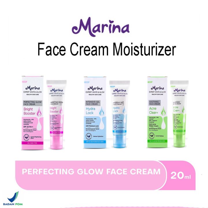 Marina Face Cream Expert Glow 20ml | Lazada Indonesia