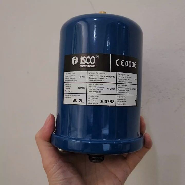 ISCO Tabung Otomatis Pompa 2 Liter Besi Tebal Pressure Tank 2 L ...