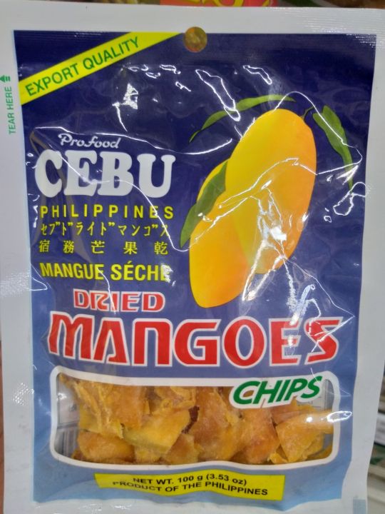 Cebu Dried Mangoes Chips (100g.) | Lazada PH