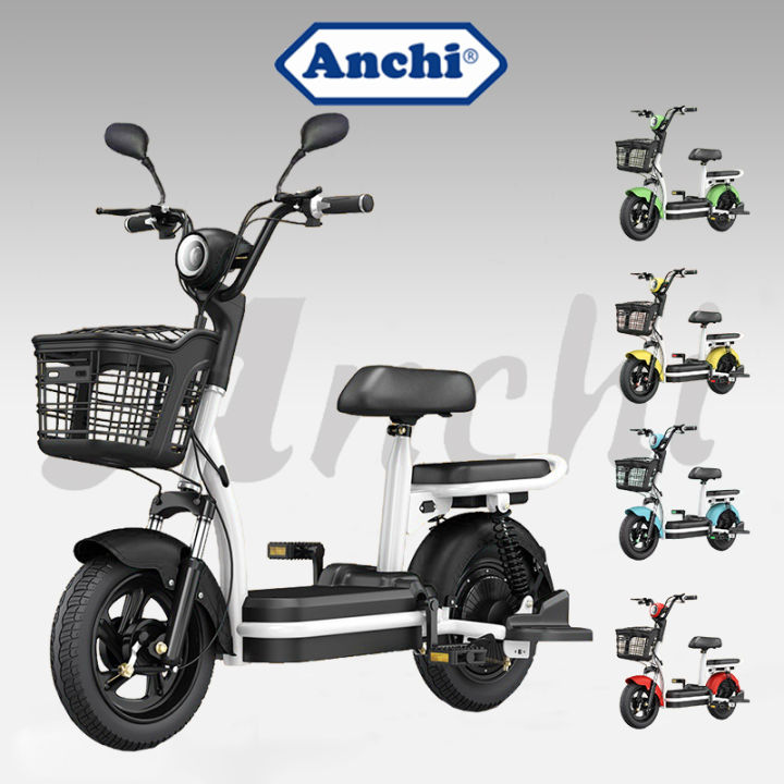 ANCHI A18 จักรยานไฟฟ้า Electric Bike รถไฟฟ้า ผู้ใหญ่ ขับได้46กิโลเมตร ...