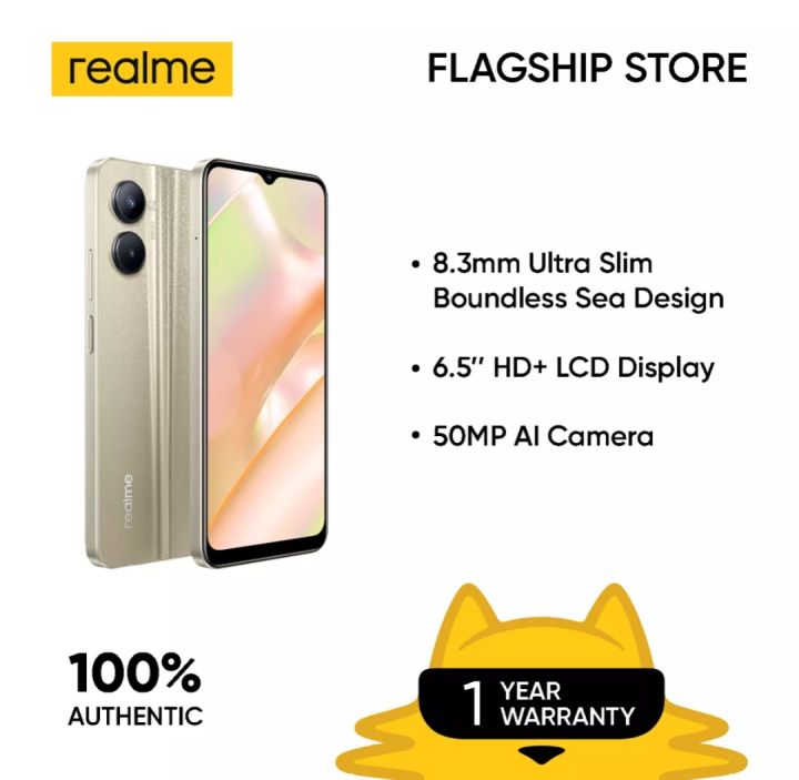 Realme C33 4GB +64GB 5000mAh Battery | Lazada PH