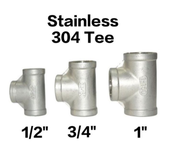 Stainless Threaded Tee SUS304 | Lazada PH