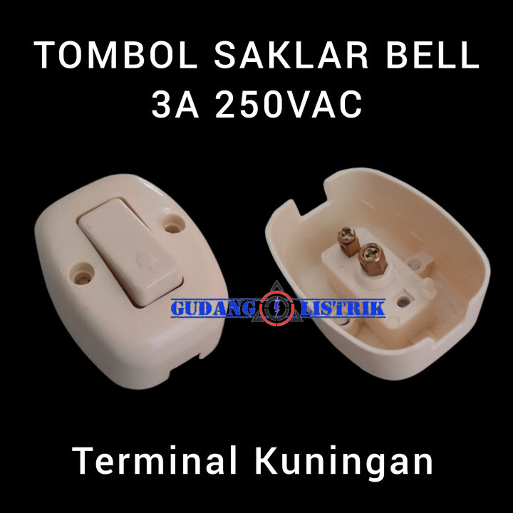 Saklar Switch Door Bell Tombol Bell Pintu Jadul Outbow Timbul Body ...