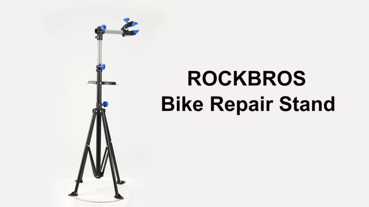 【Local Delivery】ROCKBROS Bike Repair Stand 360°Rotatable Steel Alloy ...