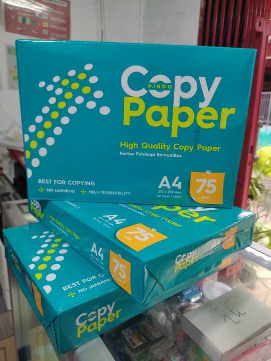 KERTAS HVS A4 75GR COPY PAPER 1 DUS | Lazada Indonesia