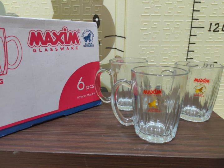 Gelas Mug Maxim 9 T isi 6 gelas | Lazada Indonesia