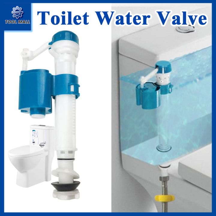 Toilet Inlet Valve Water Tank Fittings Intake Valve Toilet Outlet Fill ...