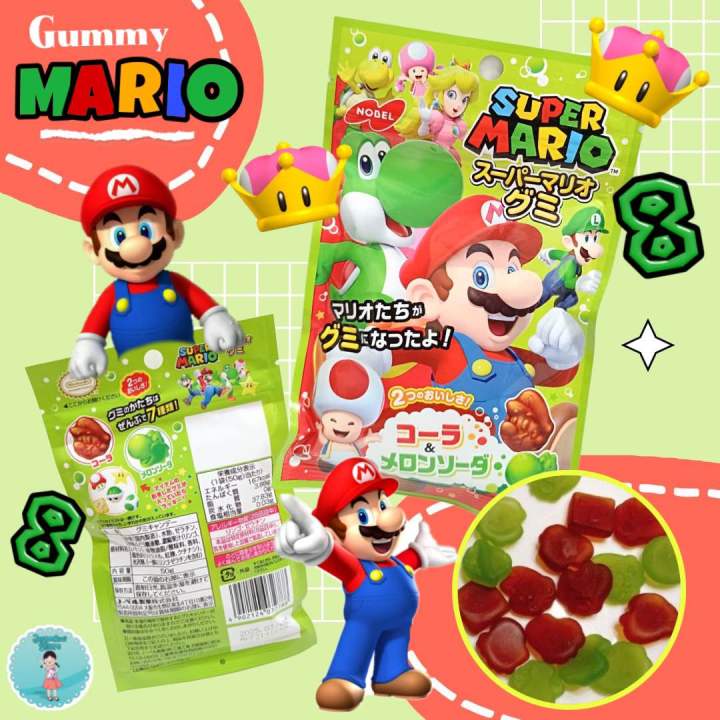Gummy Mario Bross/Permen Jepang/Snack Jepang/Jelly Candy Enak Super ...
