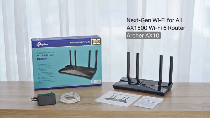 📶TP-LINK ARCHER AX10 AX1500 WI-FI 6 ROUTER📶รับ Wi-Fi Next-Gen🌀ความเร็ว ...