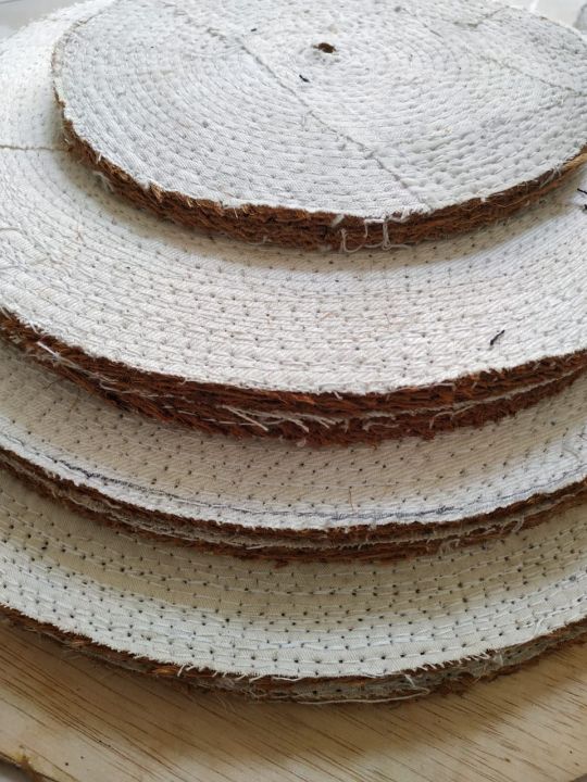 kain poles sisal mob serat nanas 6 in 10 mm | Lazada Indonesia