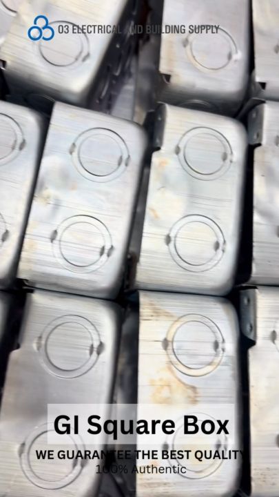 SQUARE BOX 4x4 WITH COVER | Lazada PH