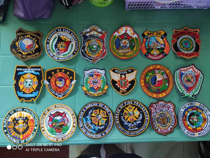 Fire ranks and logo patches | Lazada PH