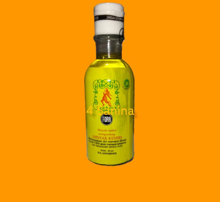 Minyak Kemiri Fora 65 ml botol kuning / fora minyak kemiri | Lazada ...