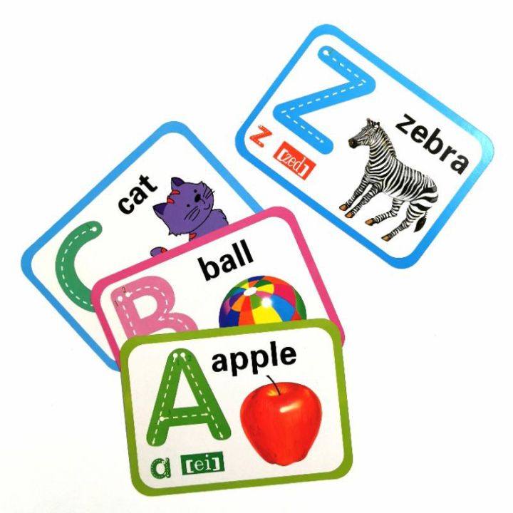 A-Z Alphabet Educational Flash Cards For Kids Learning | Lazada PH