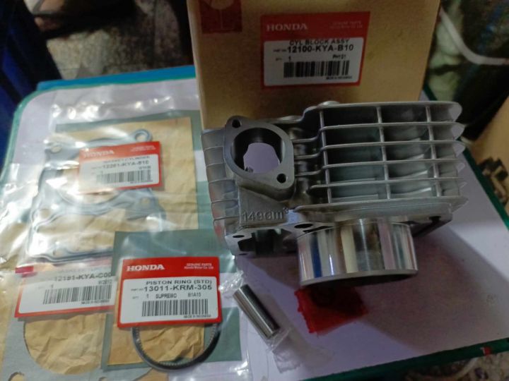 honda supremo /xr150 cylinder block kit assy(stock/std) | Lazada PH