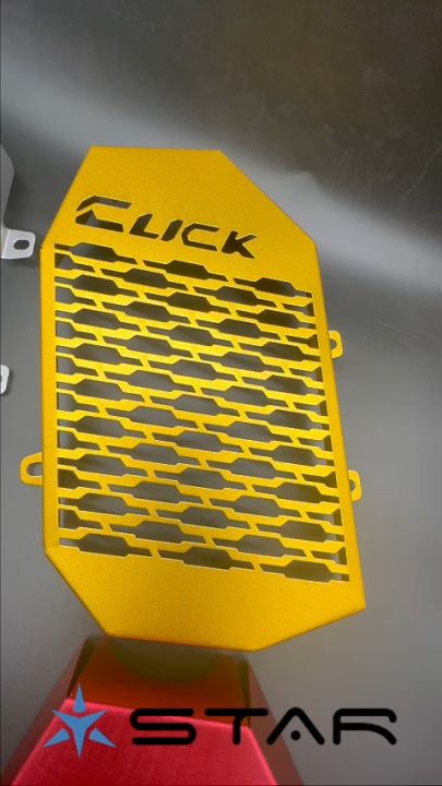 CNC Alloy Radiator Cover For Honda Click 125i/150i/v1/v2 polished ...