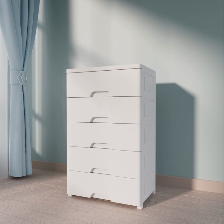 Goody 78cmDrawer Cabinet Clothes Organizer Locker With Wheels Household ...