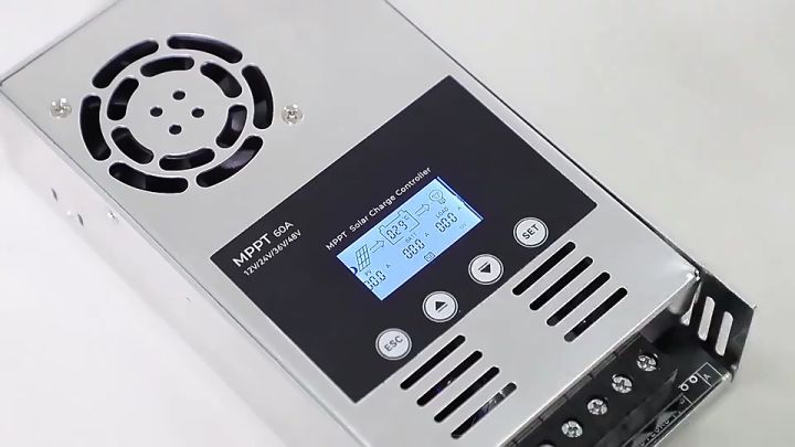 ECGSOLAX 60A MPPT Solar Charge Controller 12V 24V 36V 48V Battery Charge Regulator 60A solar ...