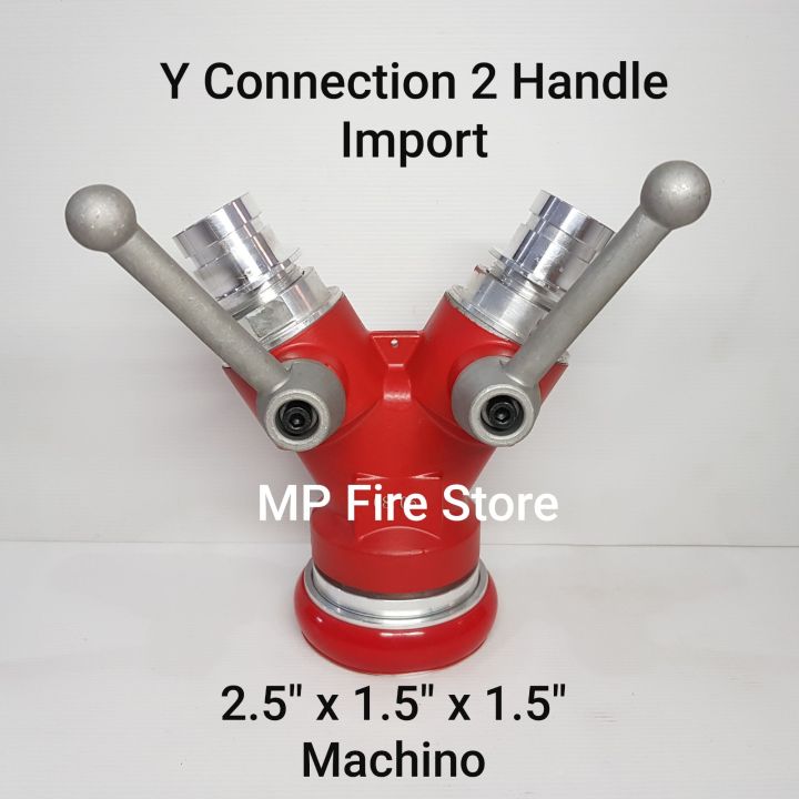 FIRE Y CONNECTION 2 HANDLE 2.5 x 1.5 x 1.5 in IMPORT MACHINO HYDRANT ...