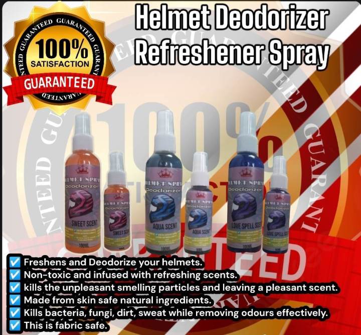 HELMET SPRAY DEODORIZER AND SANITIZE | Lazada PH