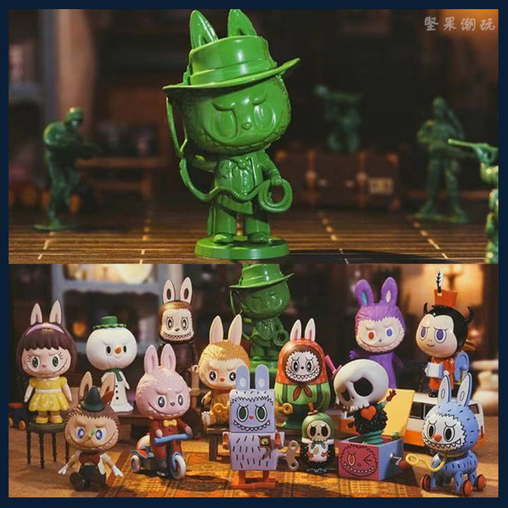 ซีรีส์ย้อนอดีต popmart ชุดของเล่นฟองมาร์ท labubu เอลฟ์ของขวัญตุ๊กตา ...