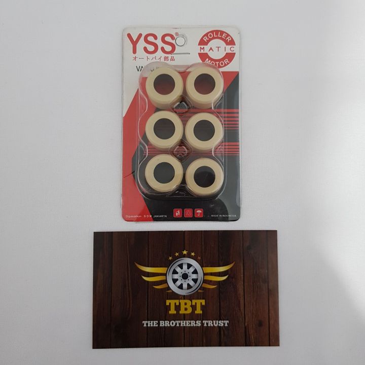 Roller Set Roller Racing 7 Gram YSS Roller Beat Fi/Esp/Street Vario 110 ...