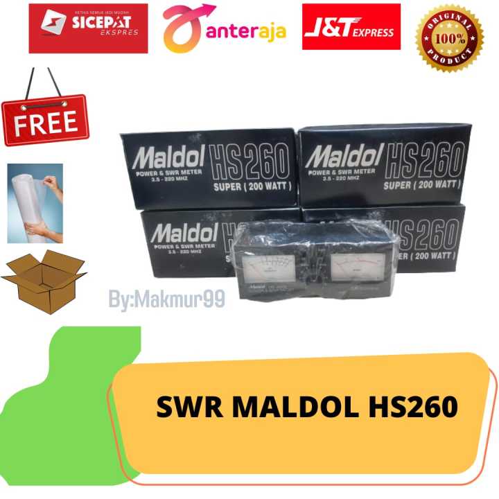 POWER METER SWR MALDOL HS260 MAX POWER METER MALDOL | Lazada Indonesia