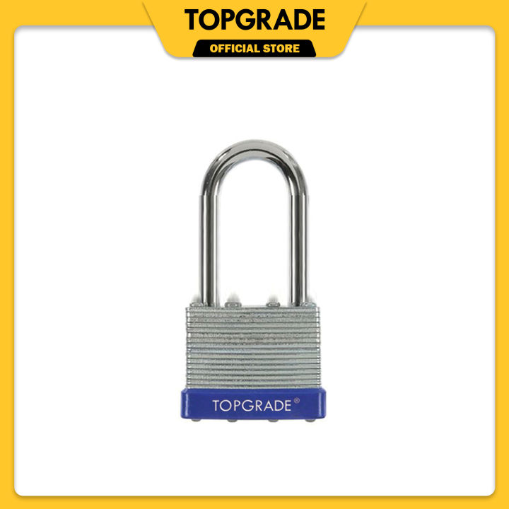 TOPGRADE TP5140L Heavy Duty Laminated Padlock Long Shackle 40mm | Lazada PH
