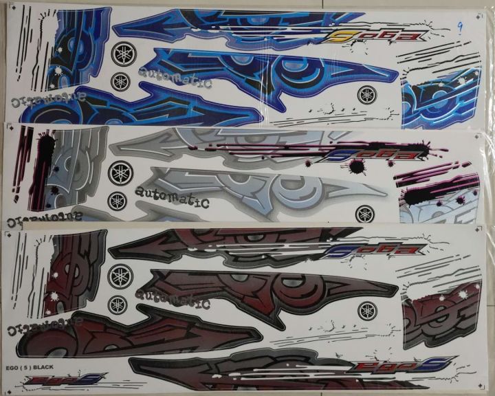 Yamaha Ego S (5) Body Sticker | Lazada