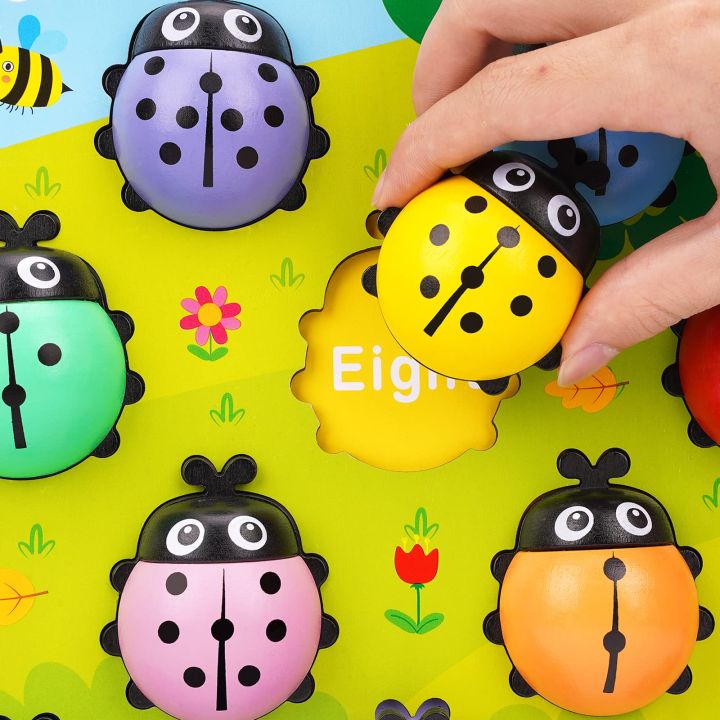 Wooden Counting Ladybug Montessori Counting toys for Toddlers Learning ...
