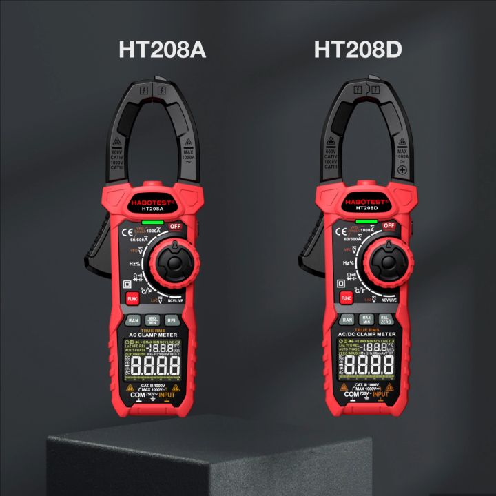 【Gửi hàng từ Bình Dương】HABOTEST HT208D Đồng Hồ Vạn Năng Đa Năng Kiểm ...