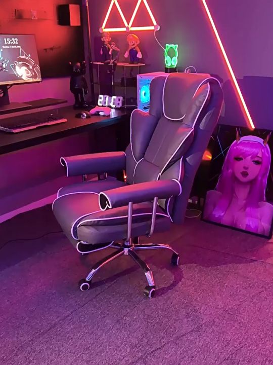 F&G Computer chair Backrest rotating height adjustment administrative ...