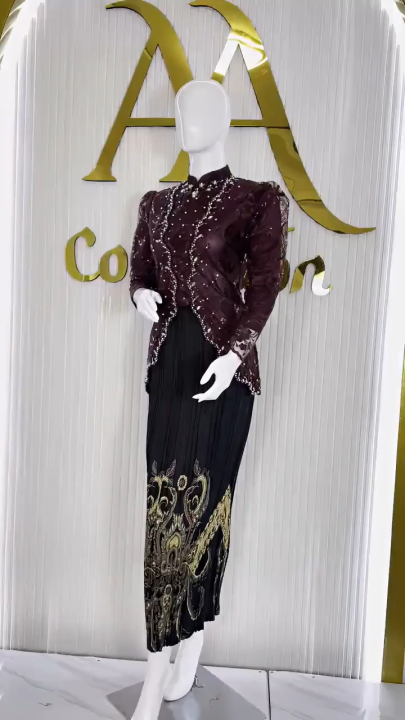 free hijab kebaya miska payet new model Kebaya Wisuda Kondangan Lamaran ...