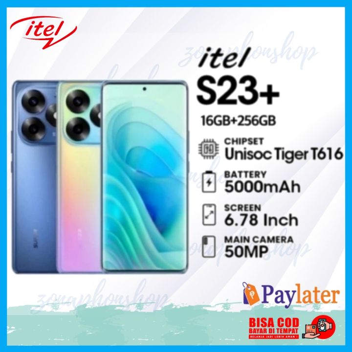itel S23 Plus 8/256GB Layar Cembung Amoled & S23 8/128 8/256 Garansi ...