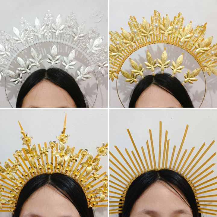 headdress crown, halo, headpiece, festival, bohemian, headband style ...
