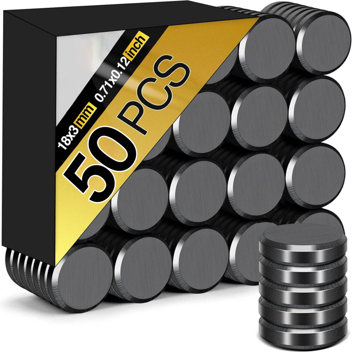 Magnets for Adhesive Backing, Small Ceramic Crafts Magnets Round Disc ...