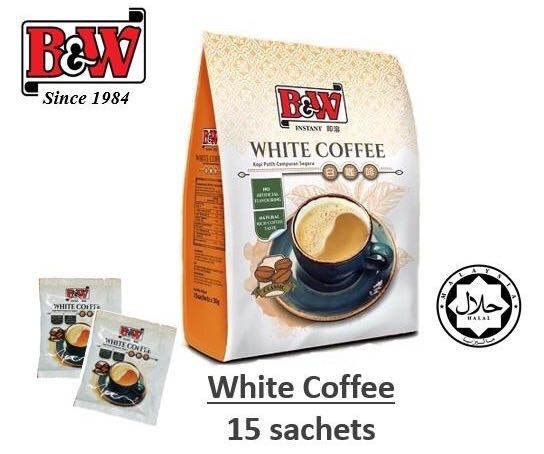 B&W Instant White Coffee (30g x 15s) | Lazada