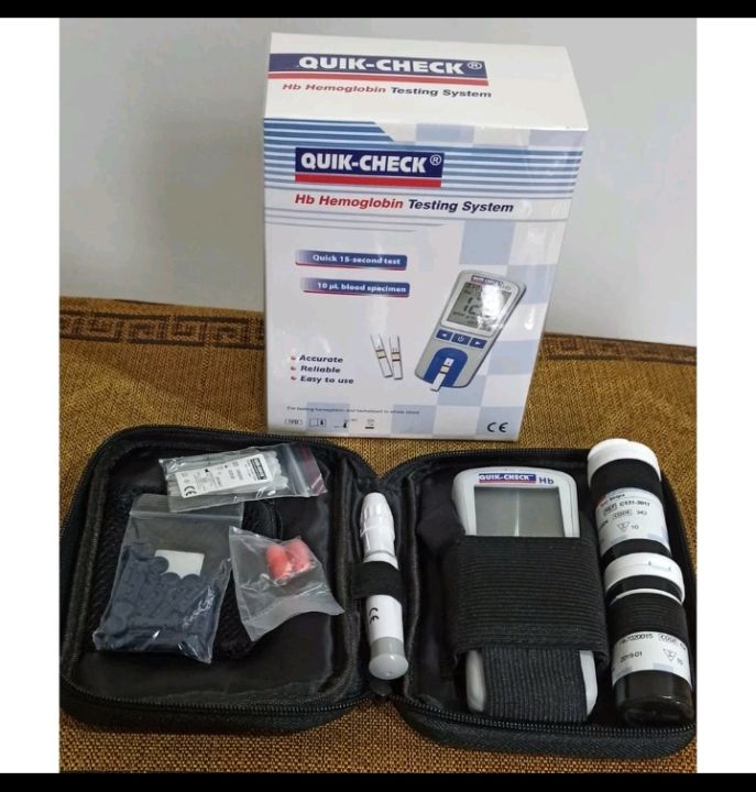 Alat Quick Check Hemoglobin Meter | Alat Cek Hemoglobin Dalam Darah HB ...