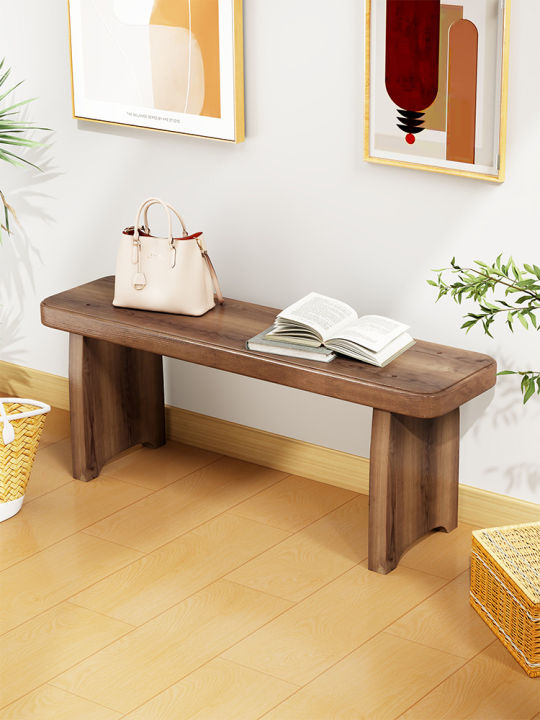 Long Wooden Bench Slipper Bench Rest Bench Changing Room Bench Modern ...