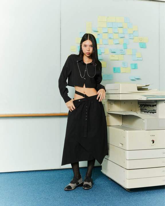 W.B Project-ERIN MIDI SKIRT | Lazada.co.th