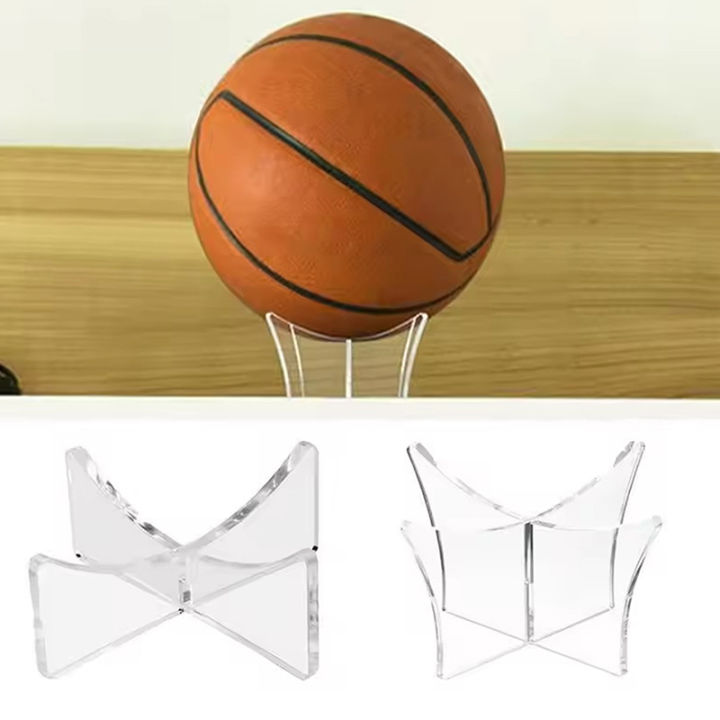 Triangle Rack Sports Ball Storage Bracket Acrylic Ball Holder ...