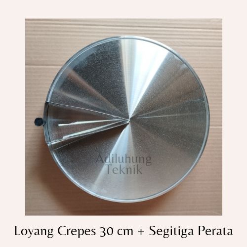 Loyang Crepes Semi Otomatis Ukuran 30 cm/Wajan Crepes Alumunium/Alat ...