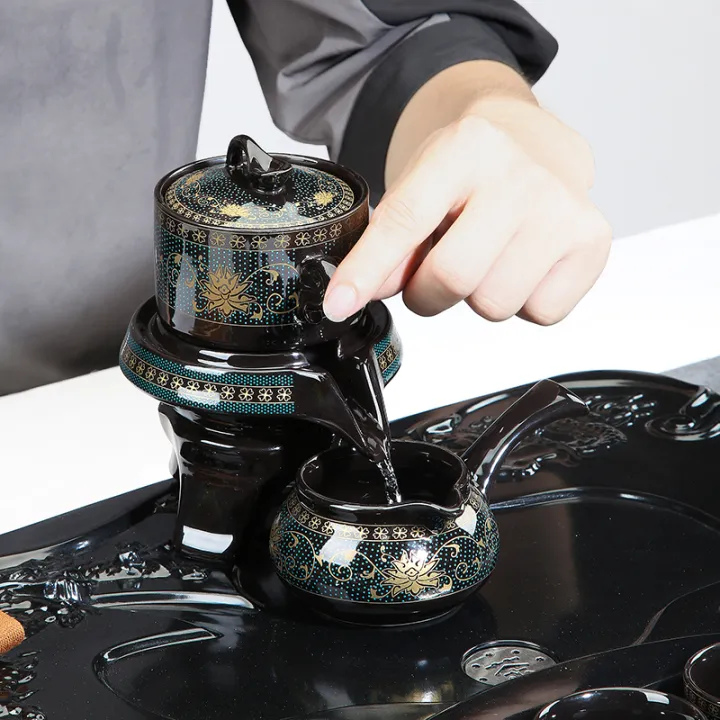 Bộ Trà Gốm Sứ Tự Động Bán Tự Động Pha Trà Trung Hoa Cổ Điển Bộ Trà Gốm ...