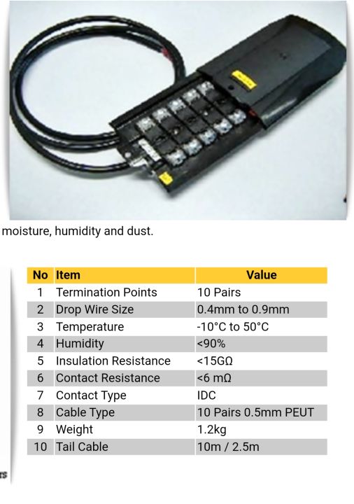 TM 10 Pair External Distribution Box | Lazada