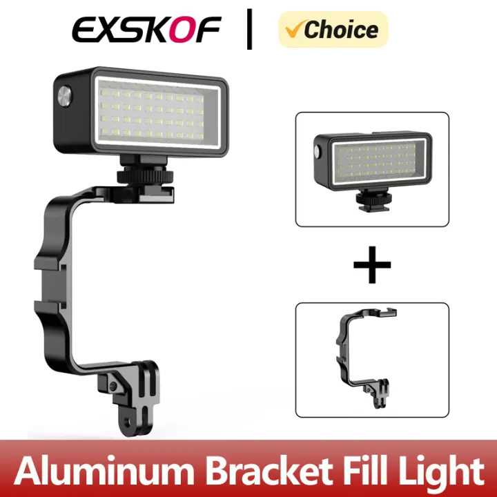 For GoPro Hero 12 11 Waterproof LED Lights Diving Fill Light Aluminum ...