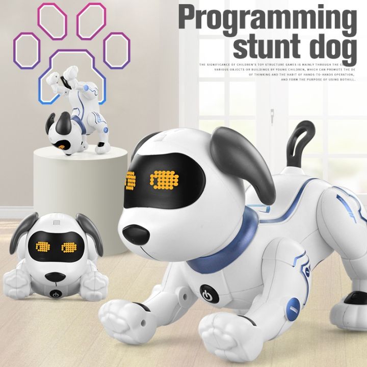 Intelligent Stunt Dog Robot Dog Singing Dancing Electric Pet Remote ...