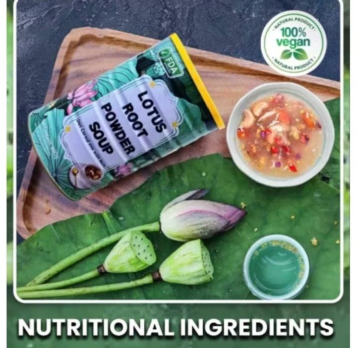 LOTUS ROOT POWDER SOUP DIET CEREAL MIX WITH NUTS | Lazada PH