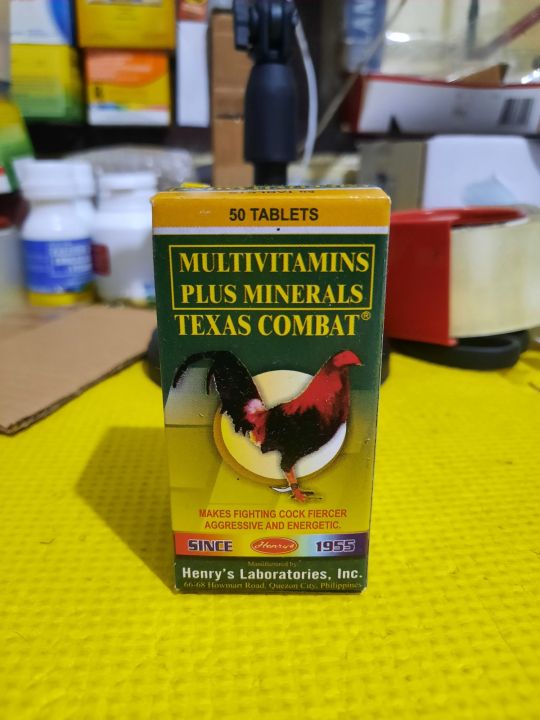 MULTIVITAMINS PLUS MINERALS TEXAS COMBAT 50 TABLETS | Lazada PH