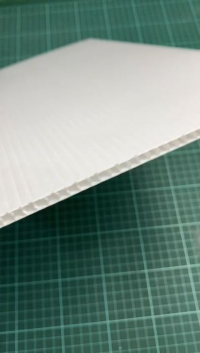 5mm thk PP Corrugated Board A2 Size / PP Hollow Sheet / PP Straw ...