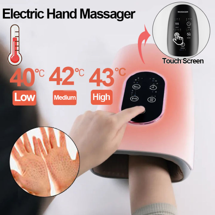 Electric Hand Massager Machine Finger Massager Palm Finger Acupoint ...